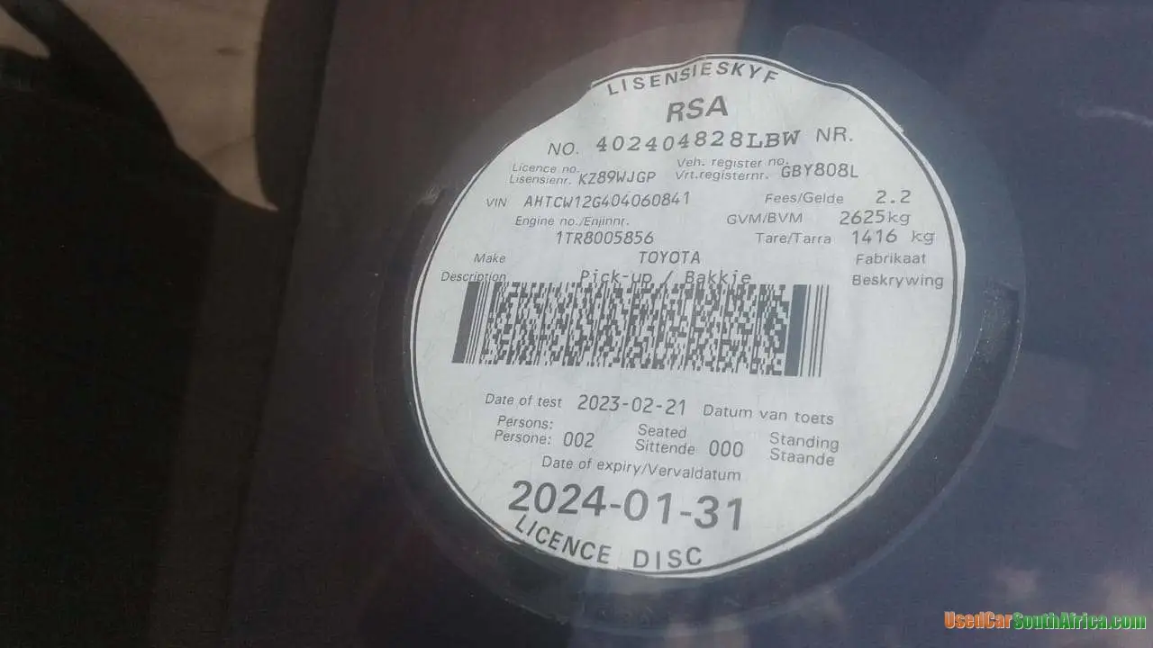 2017 Toyota Hilux Toyota Hilux 2.4 DG6 used car for sale in ...