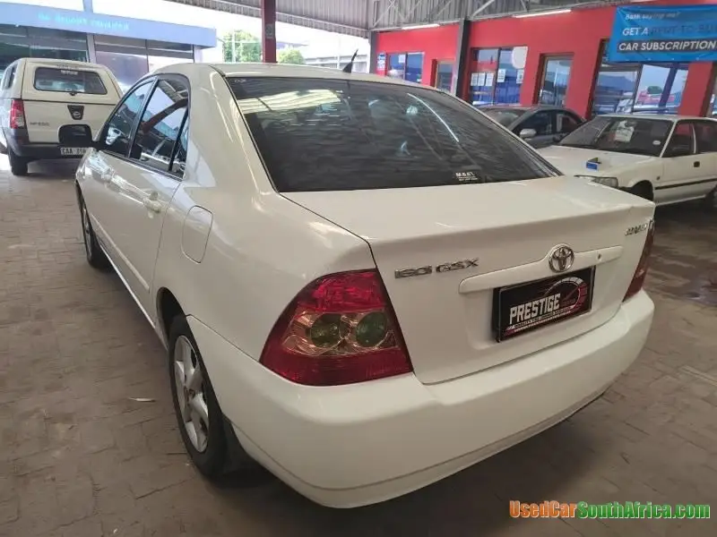 2005 Toyota Corolla 160 GSX used car for sale in Cape Town Central ...